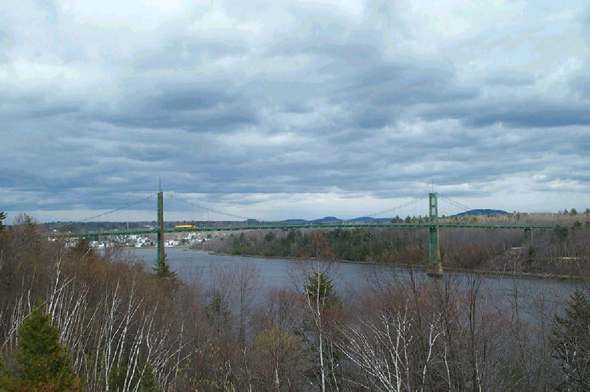Waldo-Hancock Suspension Bridge